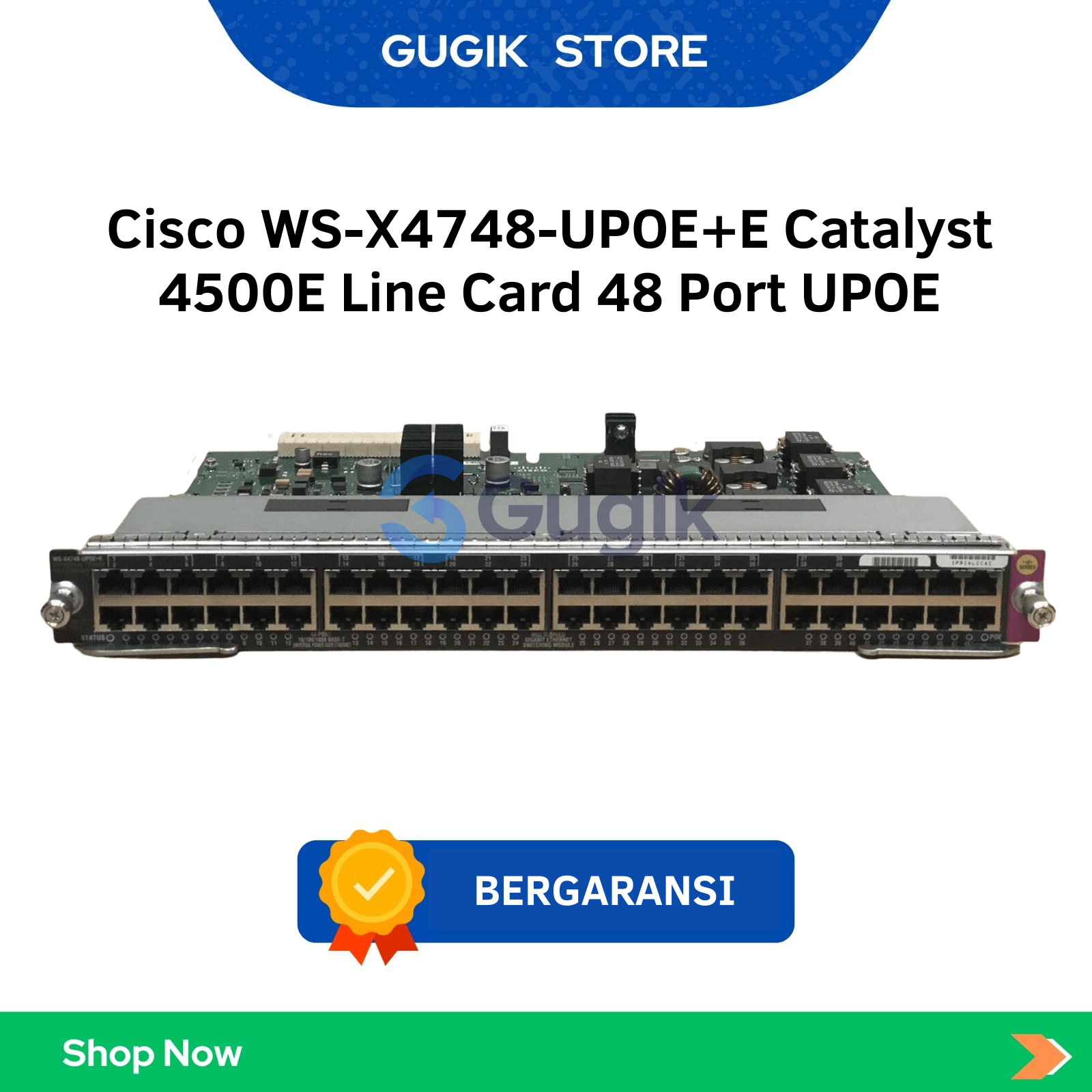 Cisco WS-X4748-UPOE+E Catalyst 4500E Line Card 48 Port UPOE - Gugik
